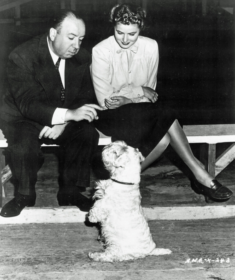 ALFRED HITCHCOCK & INGRID BERGMAN - 1945 | ZK.images - Photos et ...